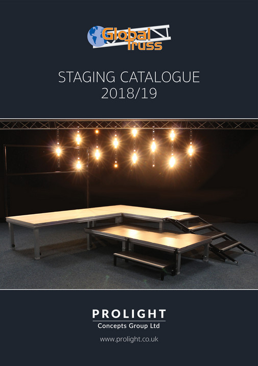 Prolight Concepts Group Ltd - Global Truss - Staging Catalogue 2018 - Page 1