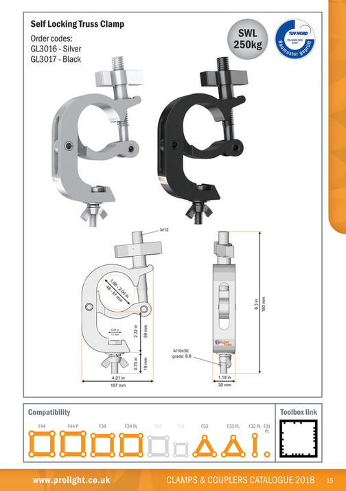 Prolight Concepts Group Ltd - Global Truss - Clamps & Couplers ... Prolight Concepts Group Ltd - Global Truss - Clamps & Couplers ...