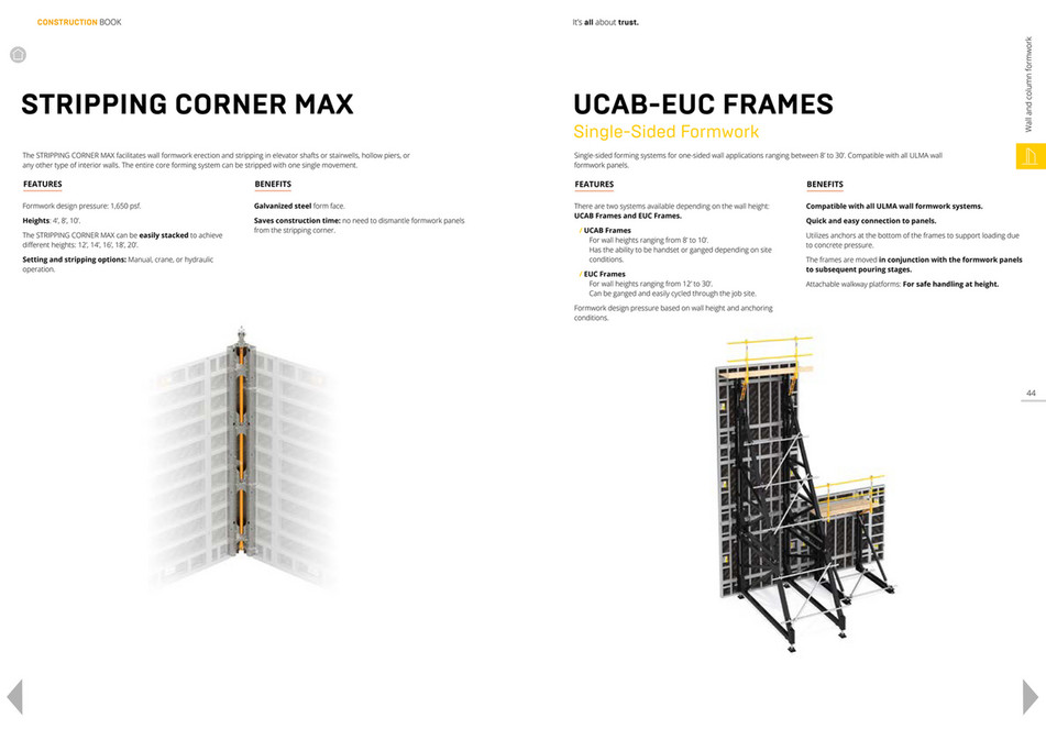 Construction Book - USA | ULMA - Page 44 - Created with Publitas.com