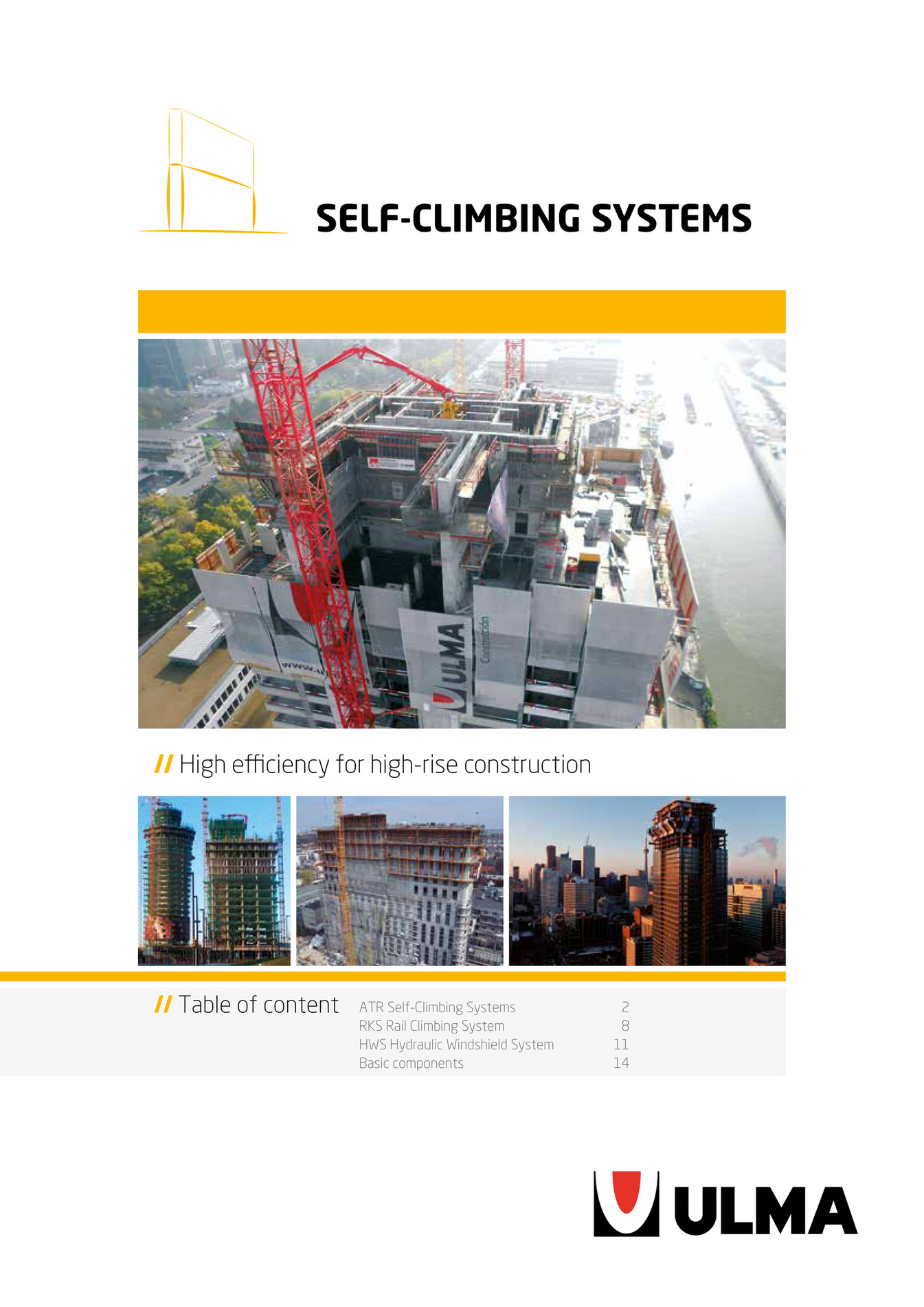 ULMA Construction - Self-climbing Formwork Systems Catalogue - Page 2-3 ...