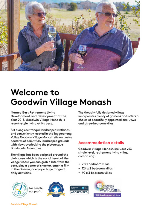 Goodwin - Goodwin Village Monash_Brochure Supplements - Page 2-3