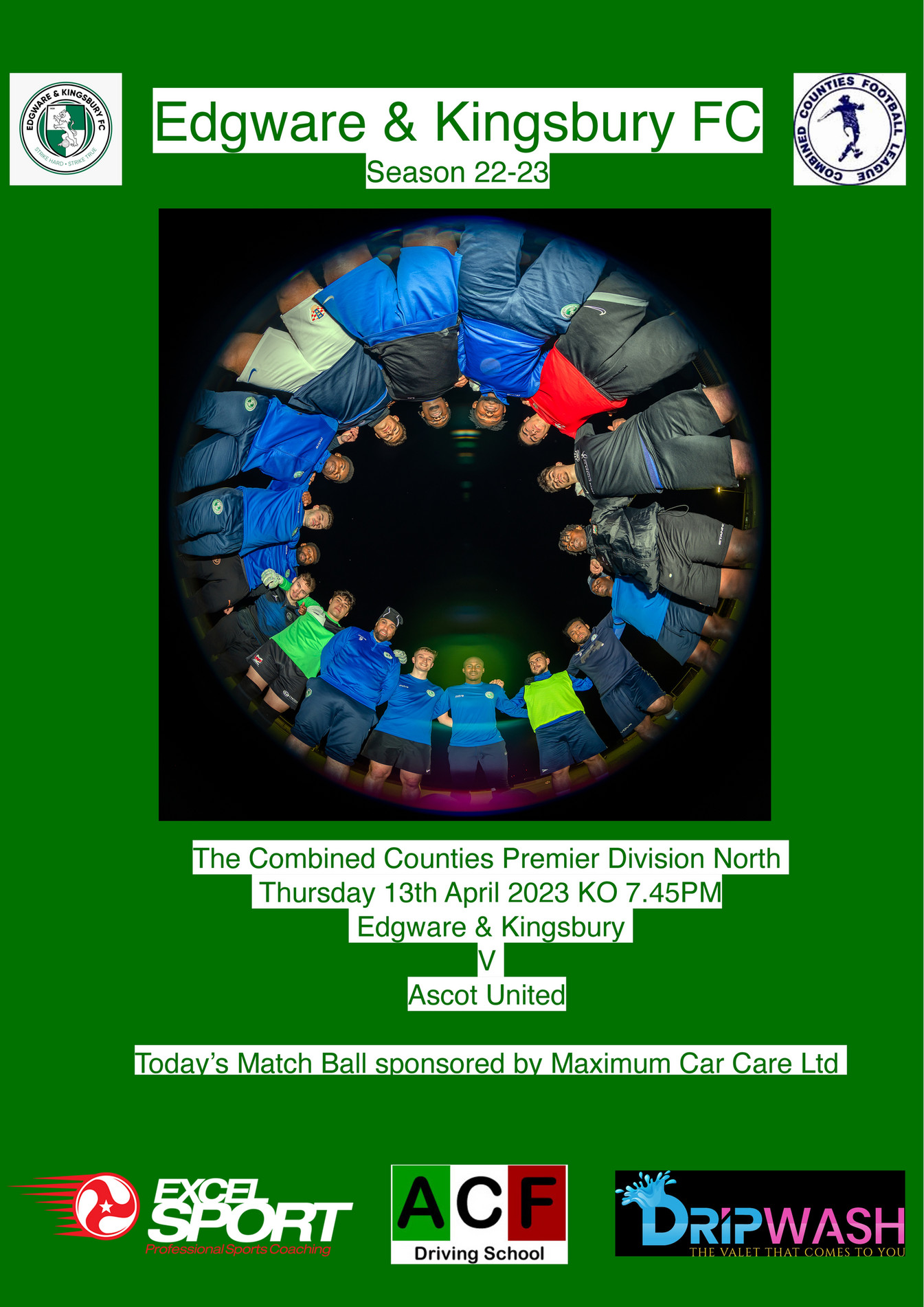 Edgware Town FC - ETFC Prog_Ascot United - Page 1