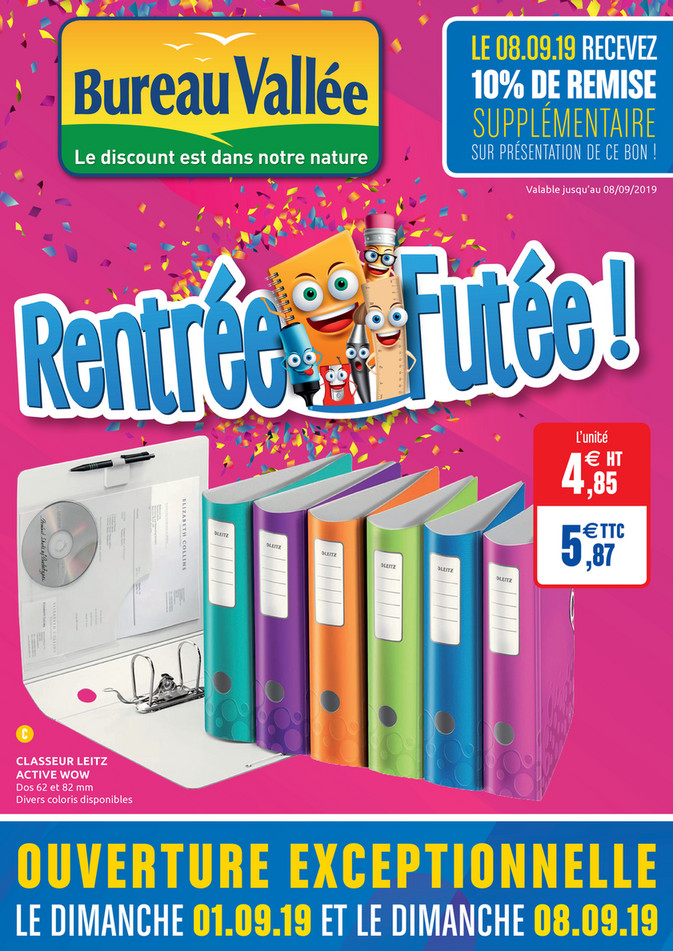 Folder Bureau Vallée - Promotions du mois