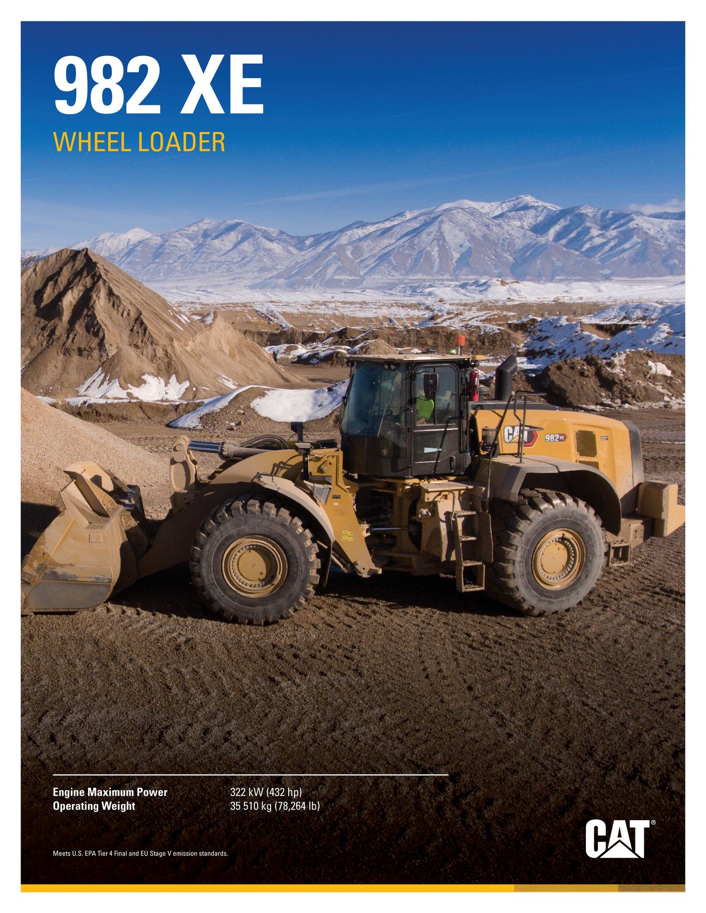 Brosjyre Cat 982 XE | Pon Equipment - Side 2-3