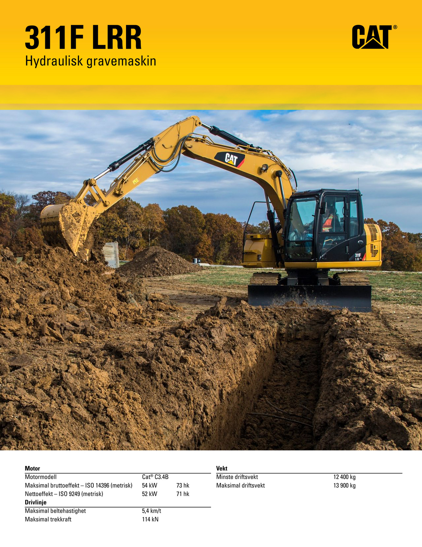 pon-cat - Cat 311F L RR ANHQ7218-01 - Side 1