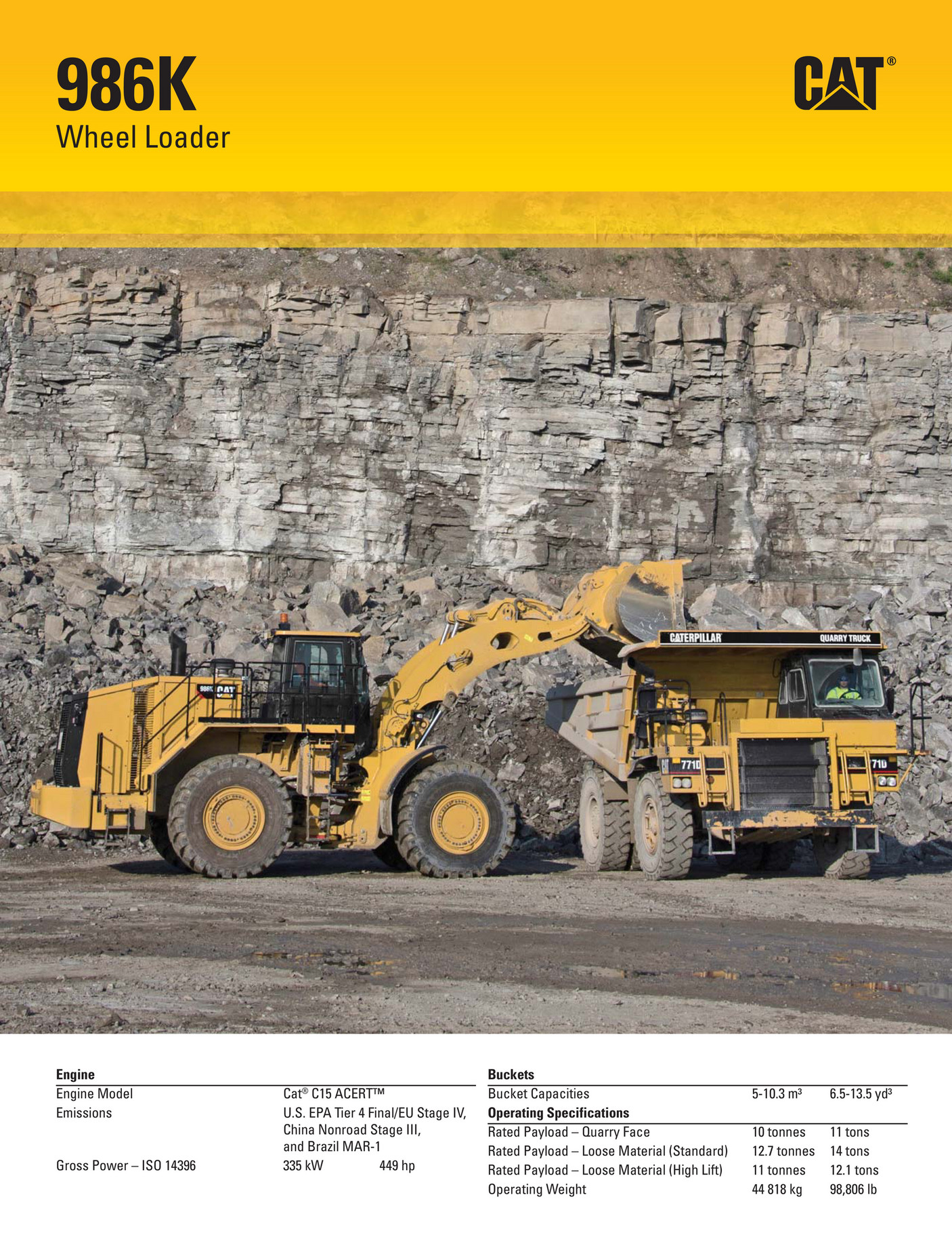 pon-cat - AEHQ7984-00 986K Wheel Loader - Large specalog - English ...