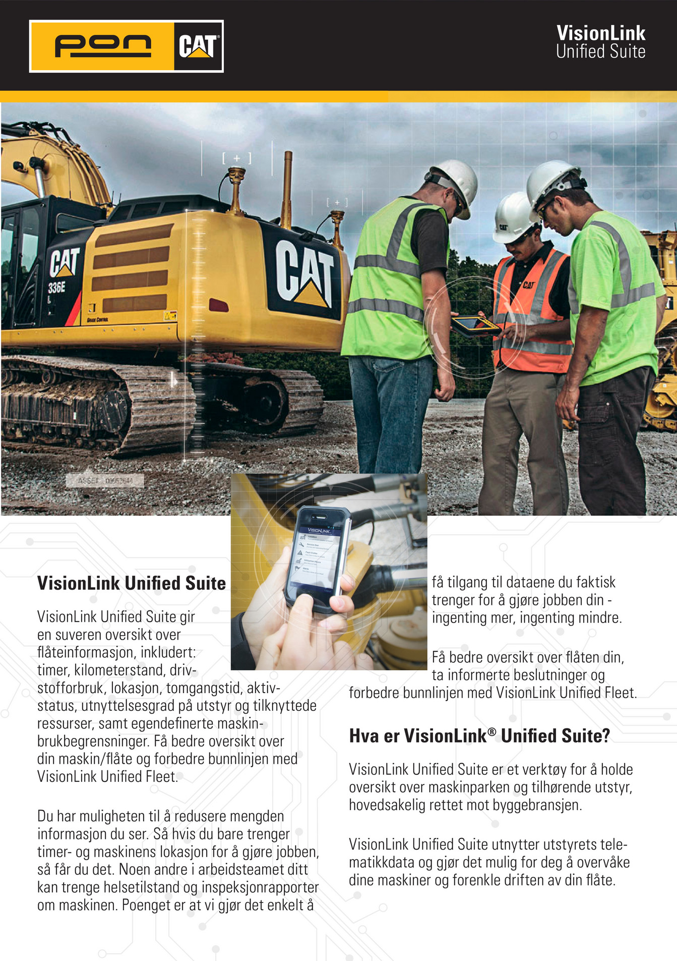 pon-cat - VisionLink Unified Suite FAQ NORSK - Side 1