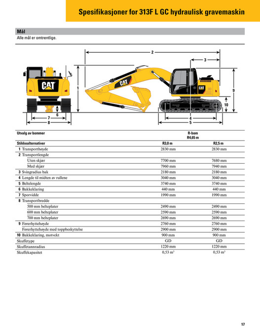 pon-cat - Cat 313 F L GC Norsk ANHQ7946-01 - Side 16-17