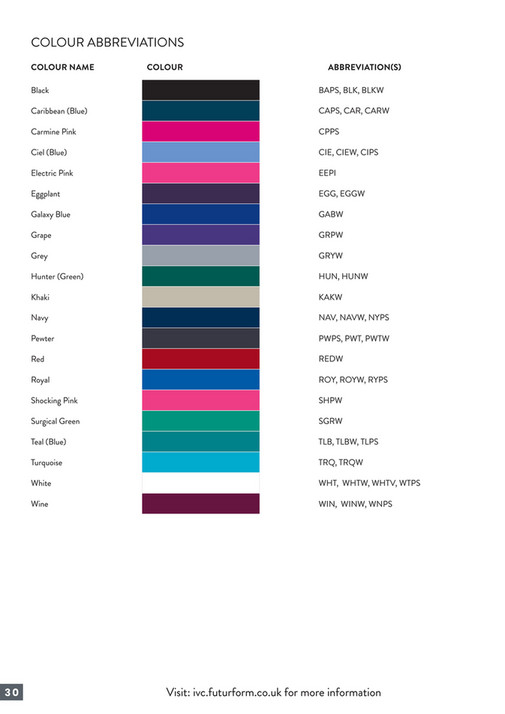 Futurform - Futurform Cherokee Medical Uniforms Catalogue 2024 - Page 30-31