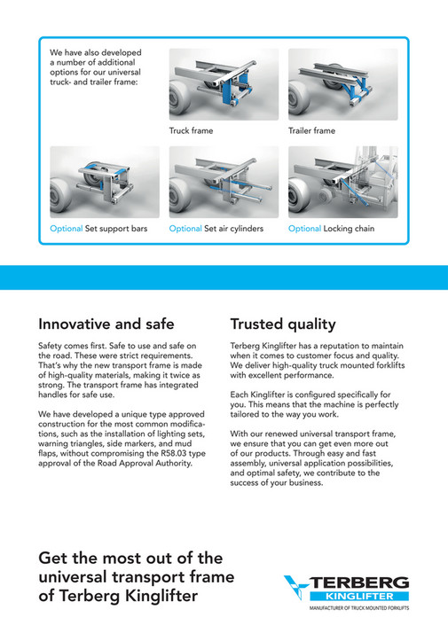 Royal Terberg Group - Universal Transport Frame Terberg-Kinglifter - EN ...