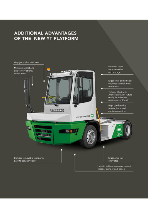 Terberg Special Vehicles - YT203EV Terminal Tractor brochure - Page 2-3