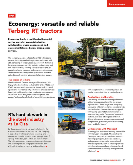 Terberg Special Vehicles magazine 2025 ENG - Page 26-27