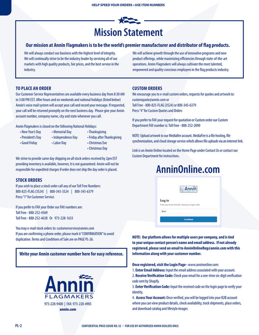 My publications - Annin 2026 Price List - Page 2-3