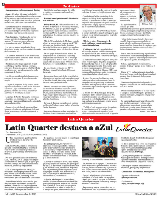 Semanario Accion - EDITION 1444 - Page 1