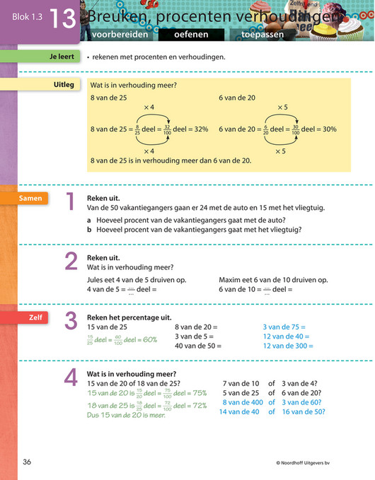 Basisonderwijs Leerboeken - Getal & Ruimte Junior Groep 8 Leerboek blok ...