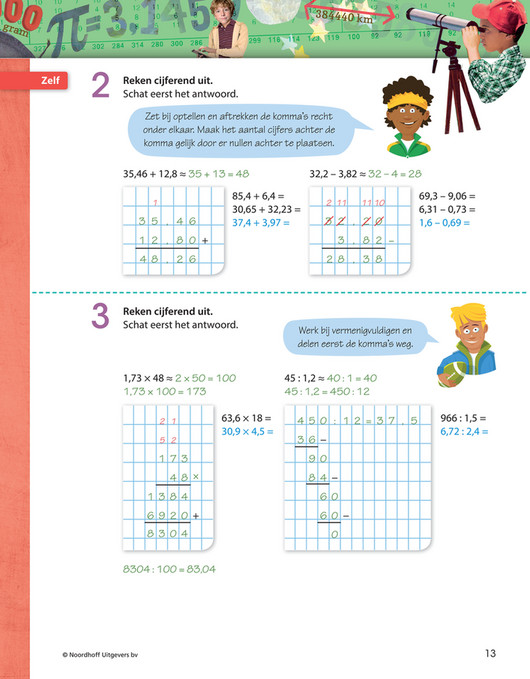 Basisonderwijs Leerboeken - Getal & Ruimte Junior Groep 8 Leerboek blok ...