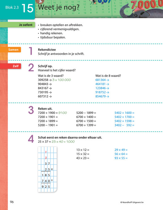 Basisonderwijs Leerboeken - Getal & Ruimte Junior Groep 7 Leerboek blok ...