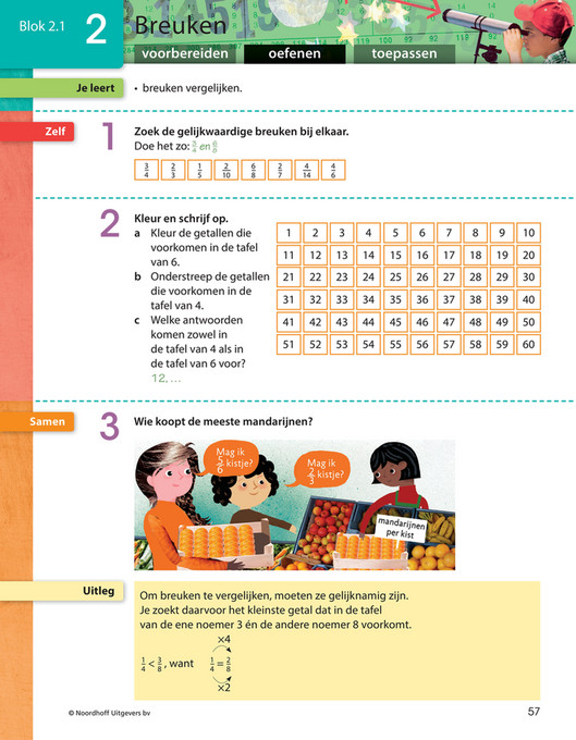 Basisonderwijs Leerboeken - Getal & Ruimte Junior Groep 7 Leerboek blok ...