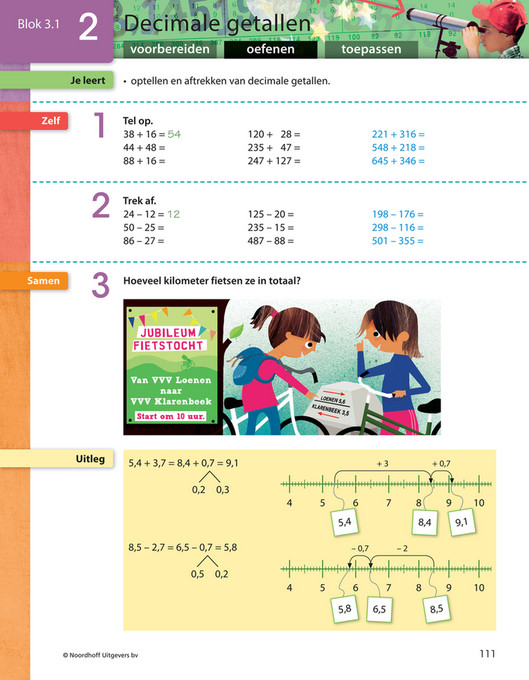 Basisonderwijs Leerboeken - Getal & Ruimte Junior Groep 7 Leerboek blok ...