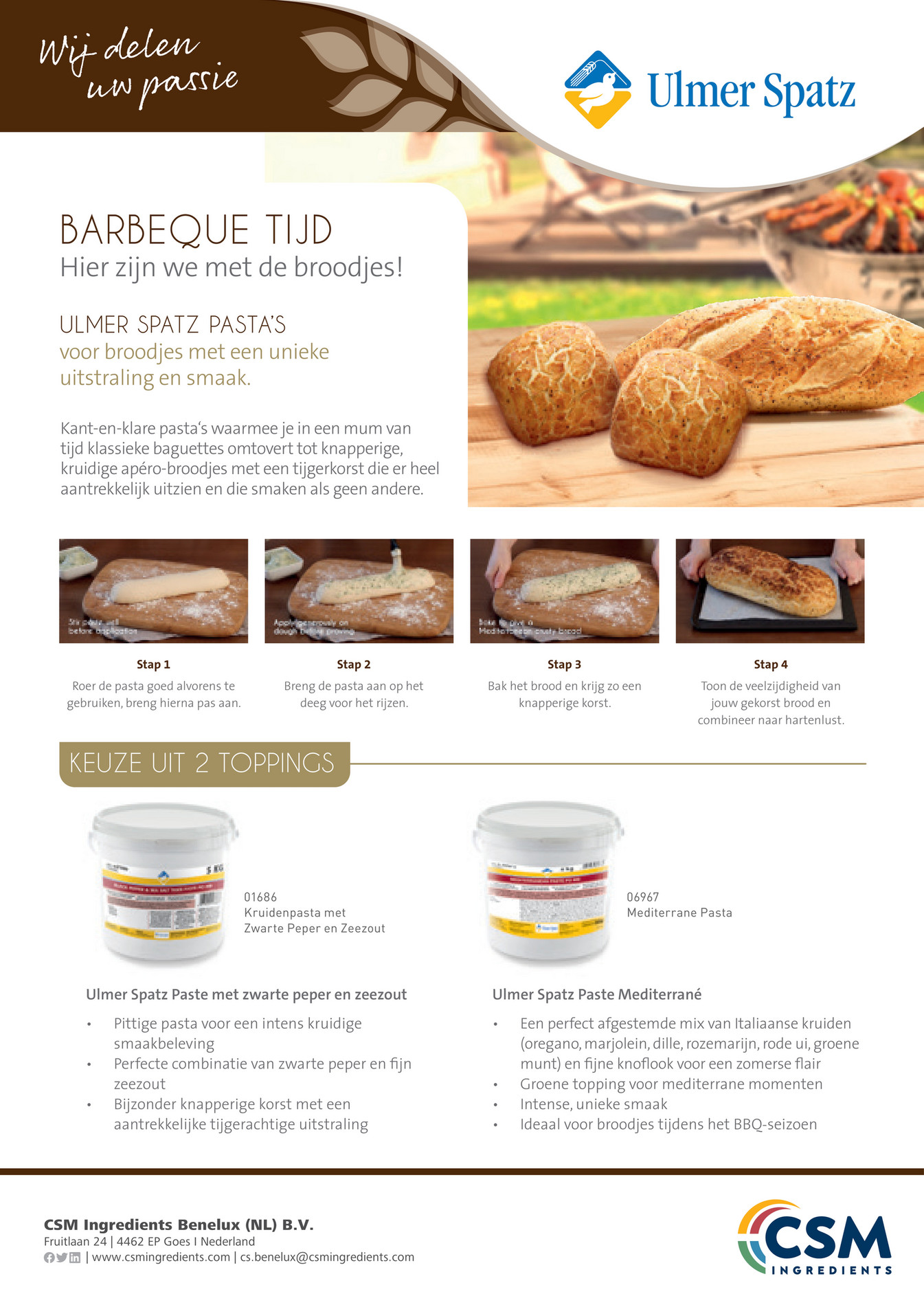 Beko Groothandel - CSM - BBQ brood met Tigerpaste - Page 1