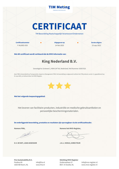 King Nederland - King - TIM 20250214 _Certificaat - Page 1