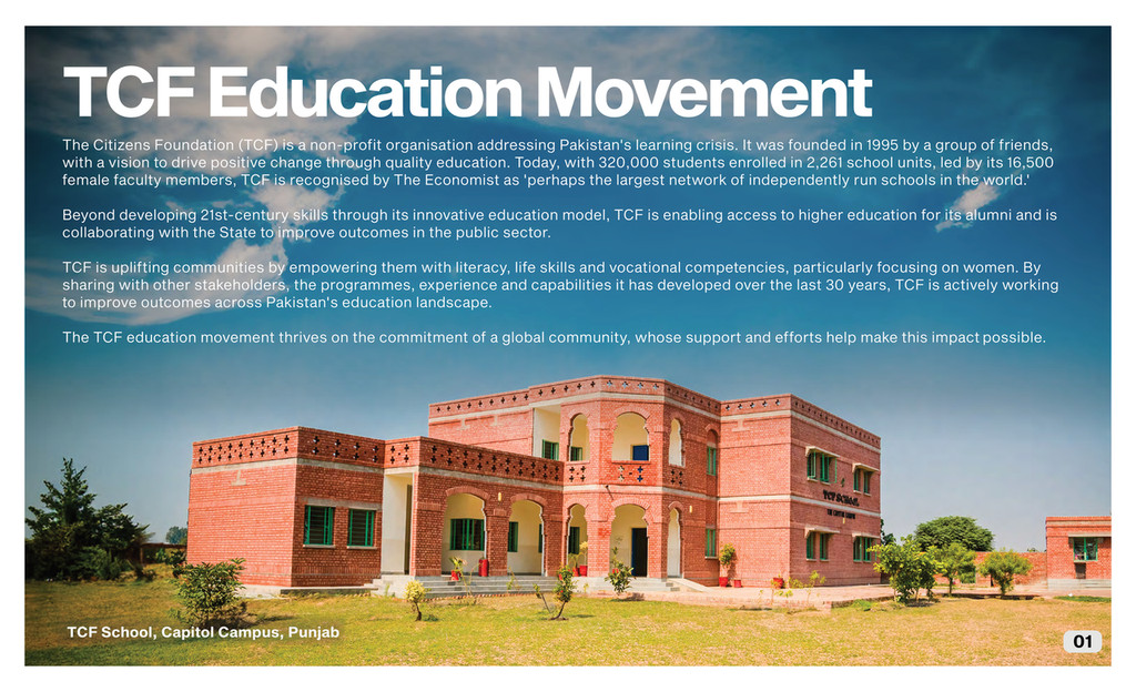 The Citizens Foundation - TCF Annual Report 2025 - Page 1