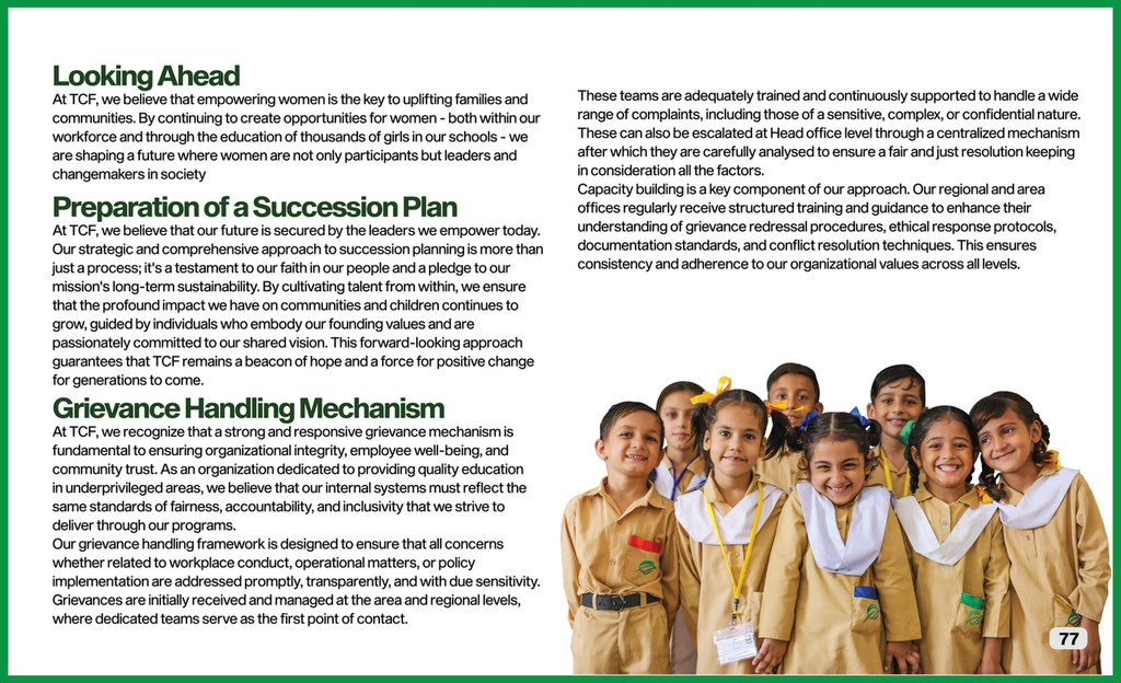 The Citizens Foundation - TCF Annual Report 2025 - Page 78