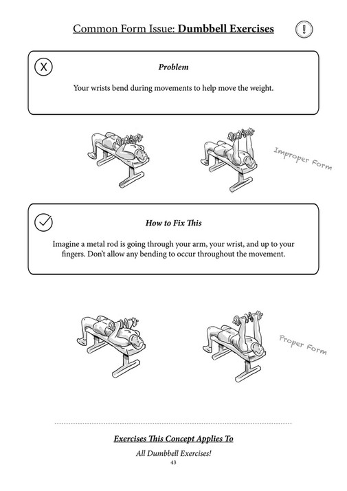 Habit Nest Journal Previews - Dumbbell Home Workout Journal Preview ...