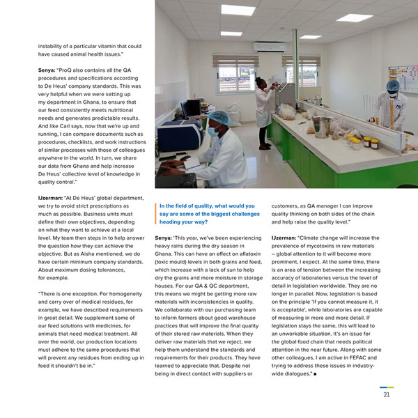De Heus - GL 2022 - FEED. Responsible Feeding Magazine - Page 20-21