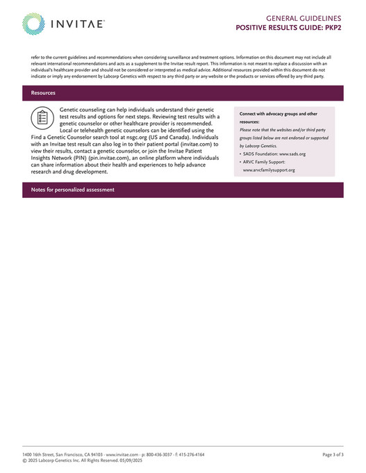 Invitae - Invitae_PKP2 - Page 3
