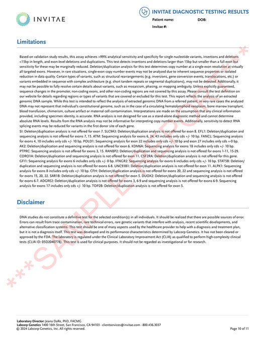 Invitae - SR393_Invitae-Sample-Report-Primary-Immunodeficiency-Panel ...