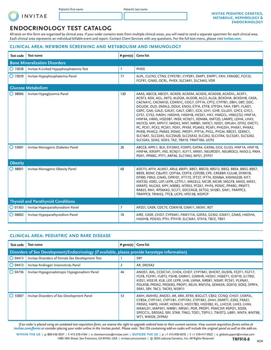 Invitae - TRF918 Invitae_Pediatrics_Metabolic_Nephrology_Requisition ...