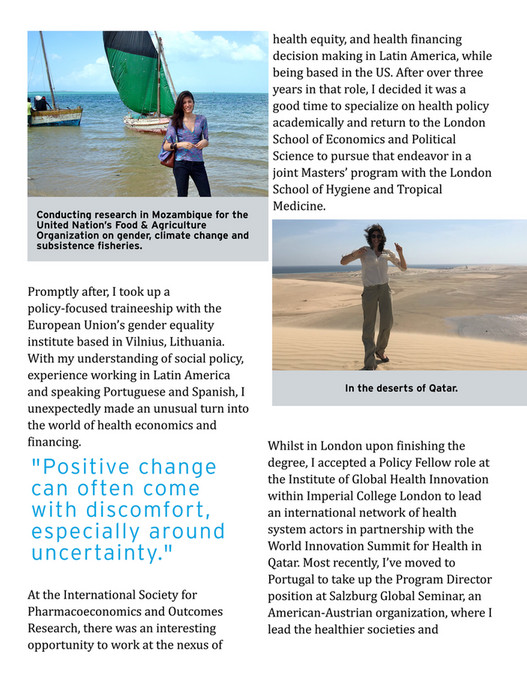 University of Saint Joseph - Mary Helen Pombo Interview - Page 2-3