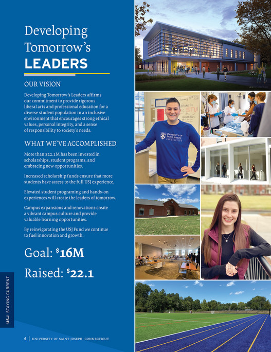 The University of Saint Joseph OUTLOOK Magazine Fall 2020 - Page 6-7