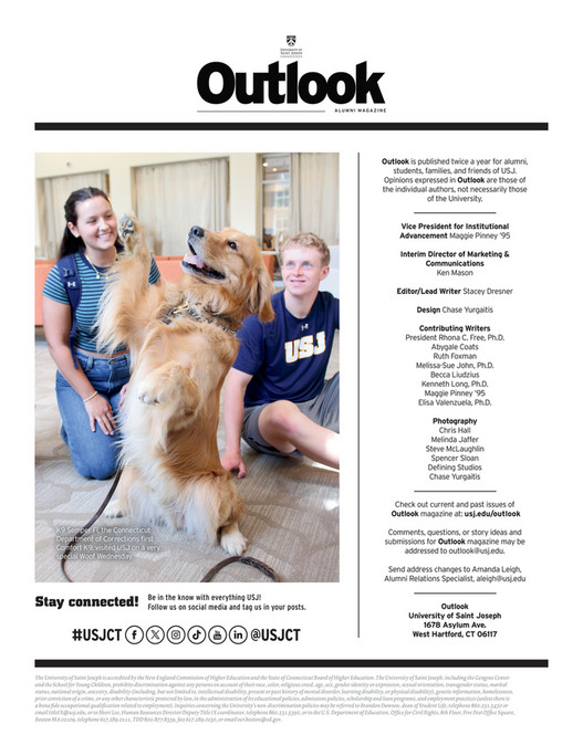 University of Saint Joseph - University of Saint Joseph Outlook ...