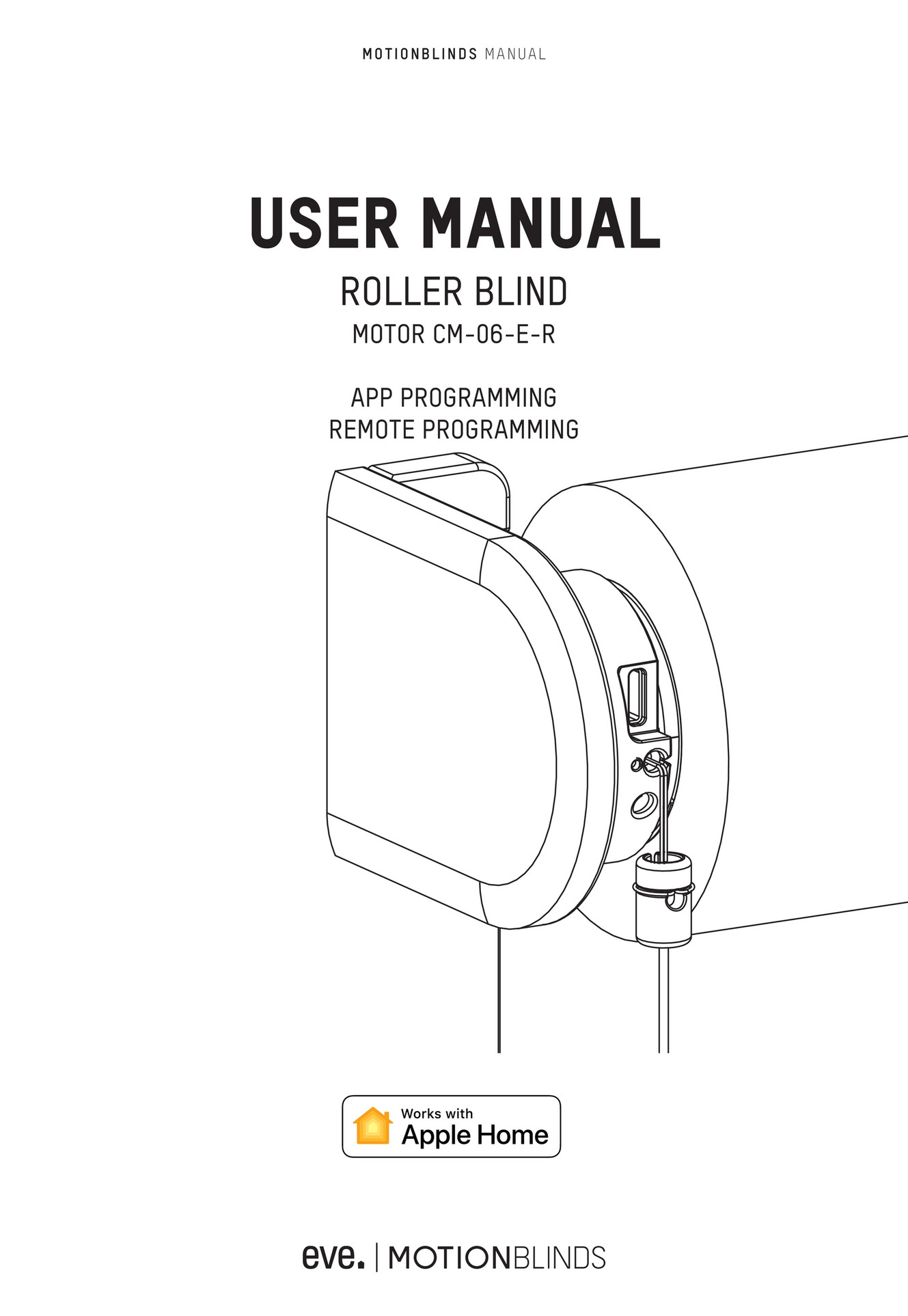 Motionblinds - Manual_User_MOTION_CM-06-E-R - Page 1