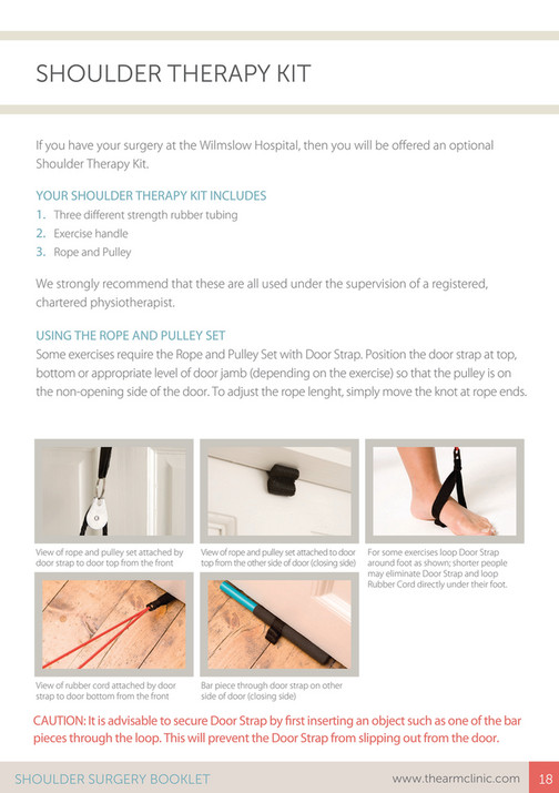 Shoulderdoc - Shoulder Surgery Book The Arm Clinic - Page 18-19
