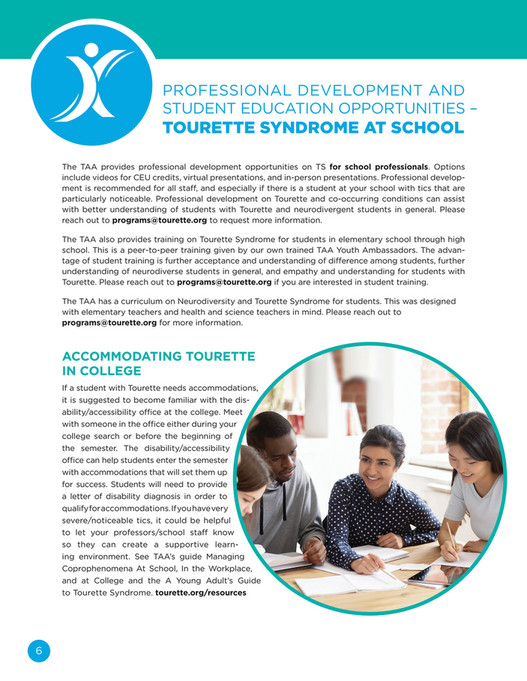 Tourette Association of America - TAA Educator's Guide to Planning and ...