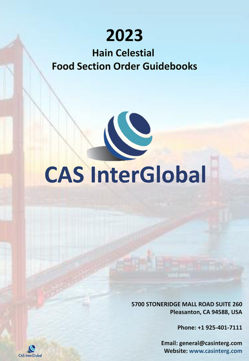 CAS InterGlobal - 2023 Hain Celestial - Food Section Catalog - Page 1 - Created with Publitas.com