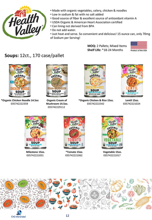 CAS InterGlobal - 2023 Hain Celestial - Food Section Catalog - Page 12-13 - Created with ...