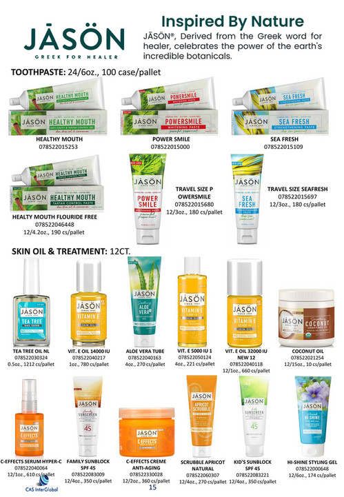 CAS InterGlobal - 2023 Hain Celestial - Personal Care Catalog - Page 14-15 - Created with ...