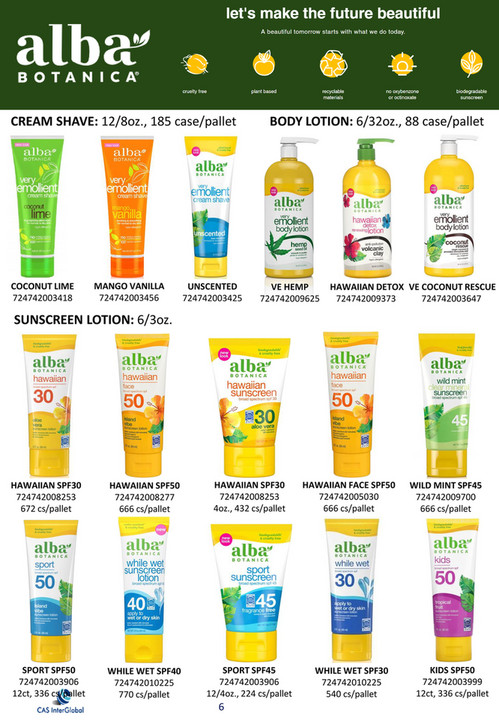 CAS InterGlobal - 2023 Hain Celestial - Personal Care Catalog - Page 6-7 - Created with Publitas.com