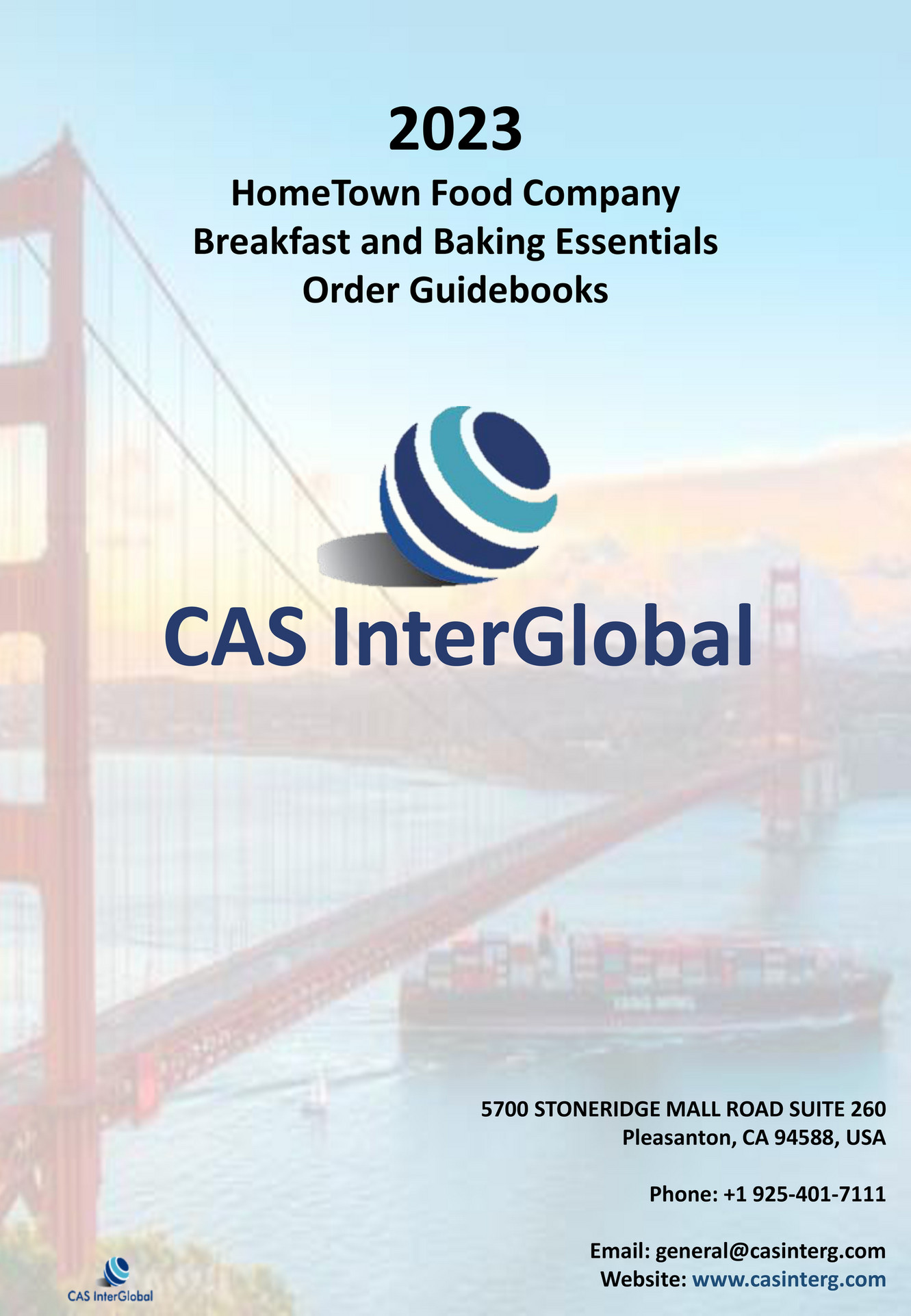 CAS InterGlobal - 2023 Hometown Food Company - Breakfast and Baking - Page 1 - Created with ...