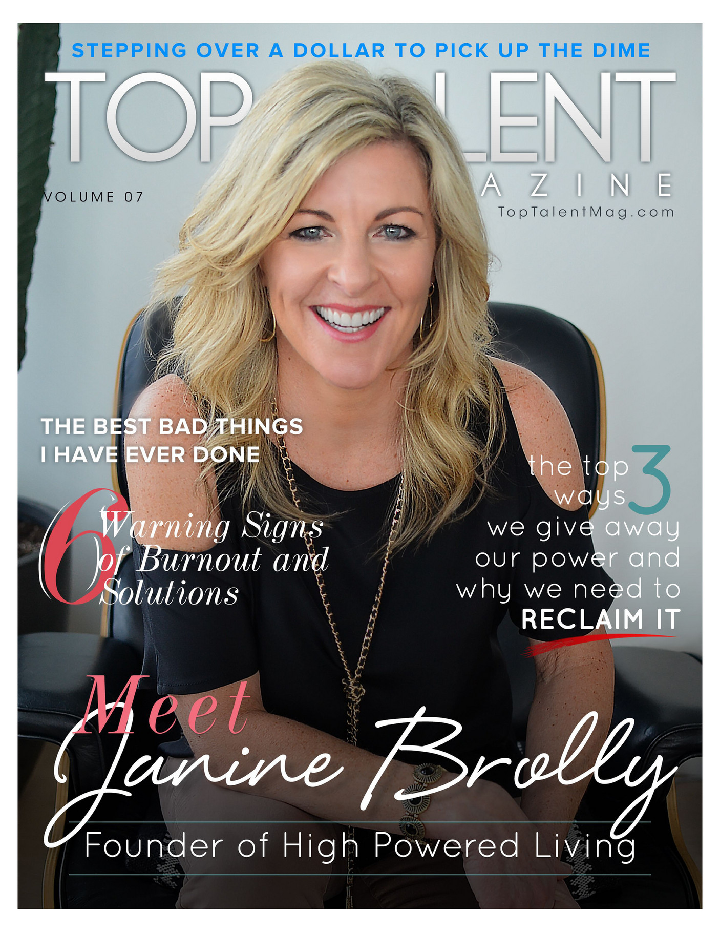 Top Talent Magazine Featuring Janine Brolly - Page 1