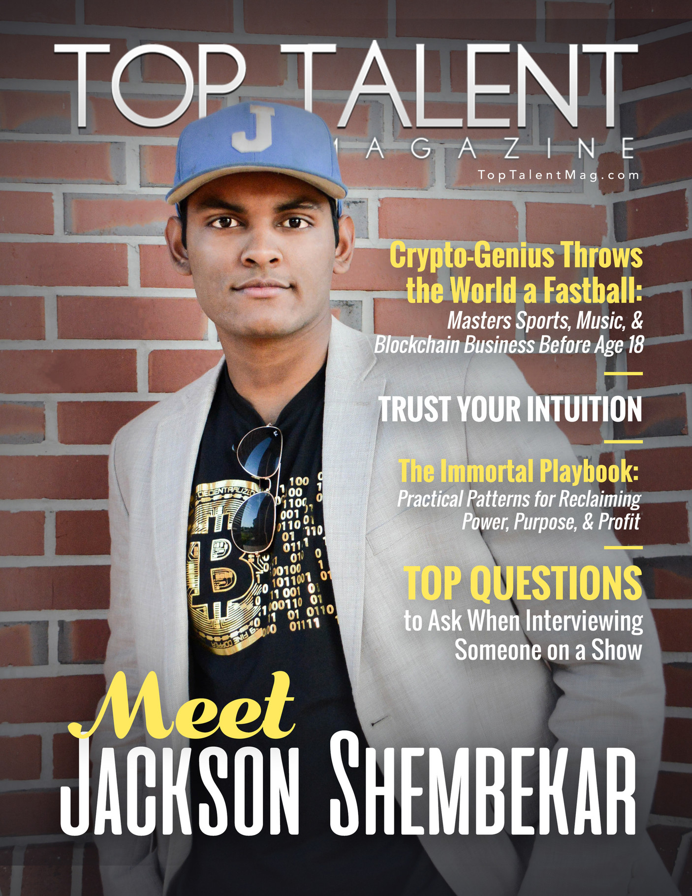 Top Talent Magazine Featuring Jackson Shembekar - Page 1