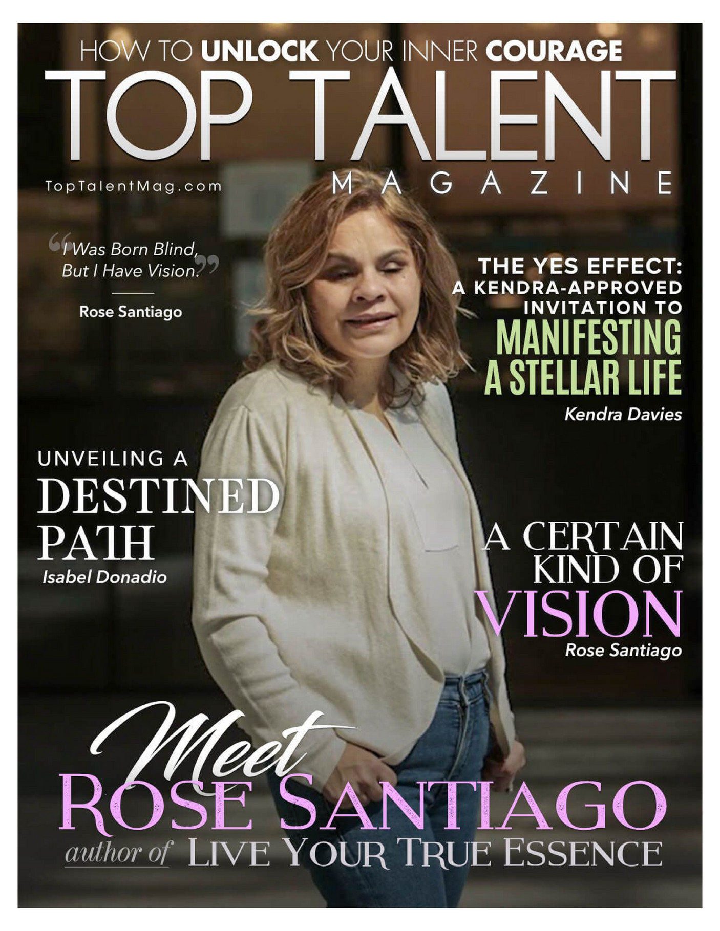 Top Talent Magazine Featuring Rose Santiago - Page 1