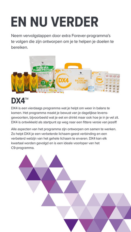 Forever Living Products Benelux-NL - C9 voedingsprogramma - Programmaboekje (Nederland) - Pagina 20