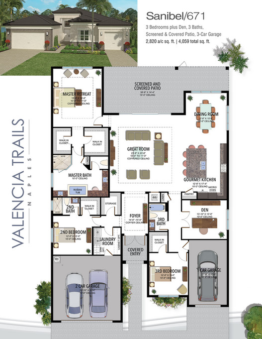 GL Homes - Valencia Trails - Naples Florida, Grand 55+ Living - Page 22-23