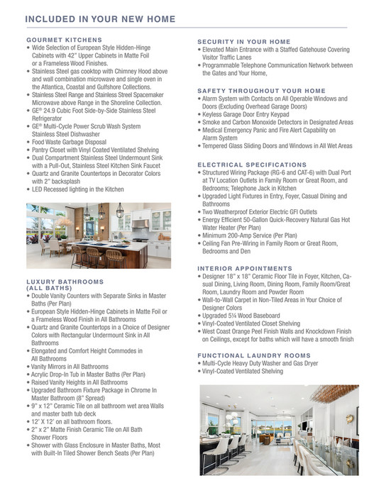 GL Homes - Valencia Trails - Naples Florida, Grand 55+ Living - Page 26-27