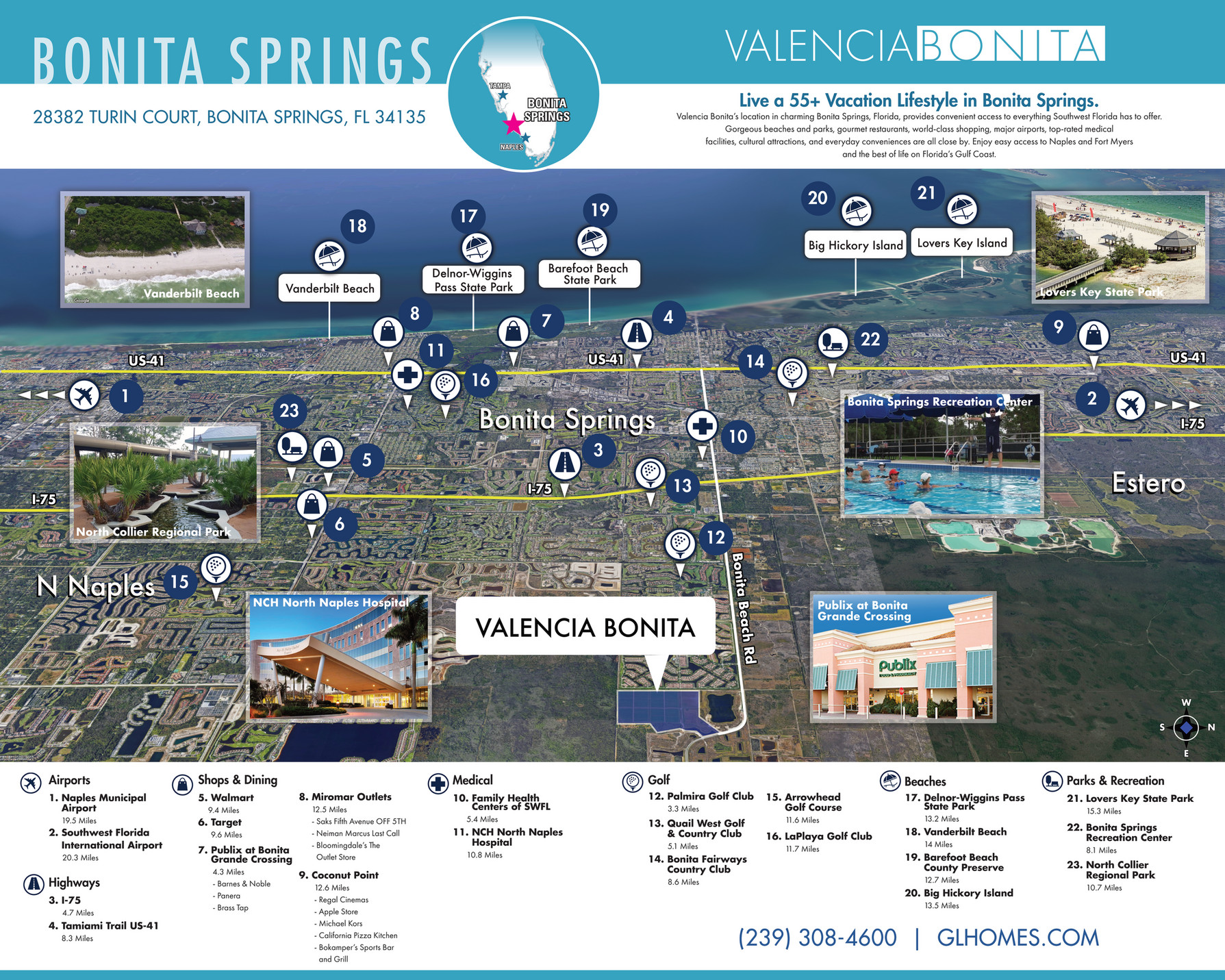 GL Homes - Valencia Bonita Area Map - Page 1